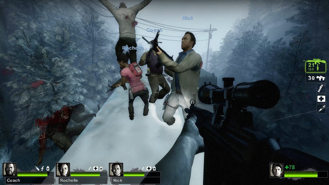 Left 4 Dead 2 Campaign Gameplay 519 - Cold Front: 4: The Outskirts ...