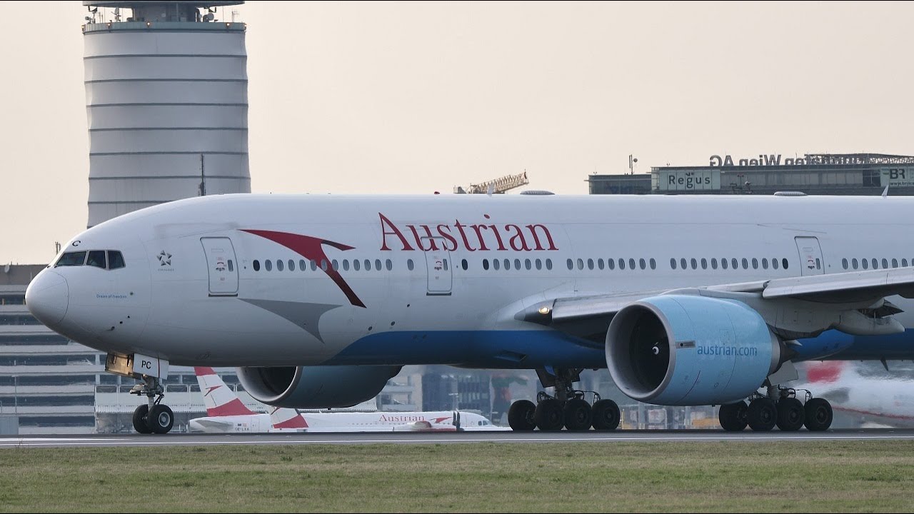 Boeing 777-200 Austrian Airlines OE-LPC (Dream of Freedom) Vienna ...