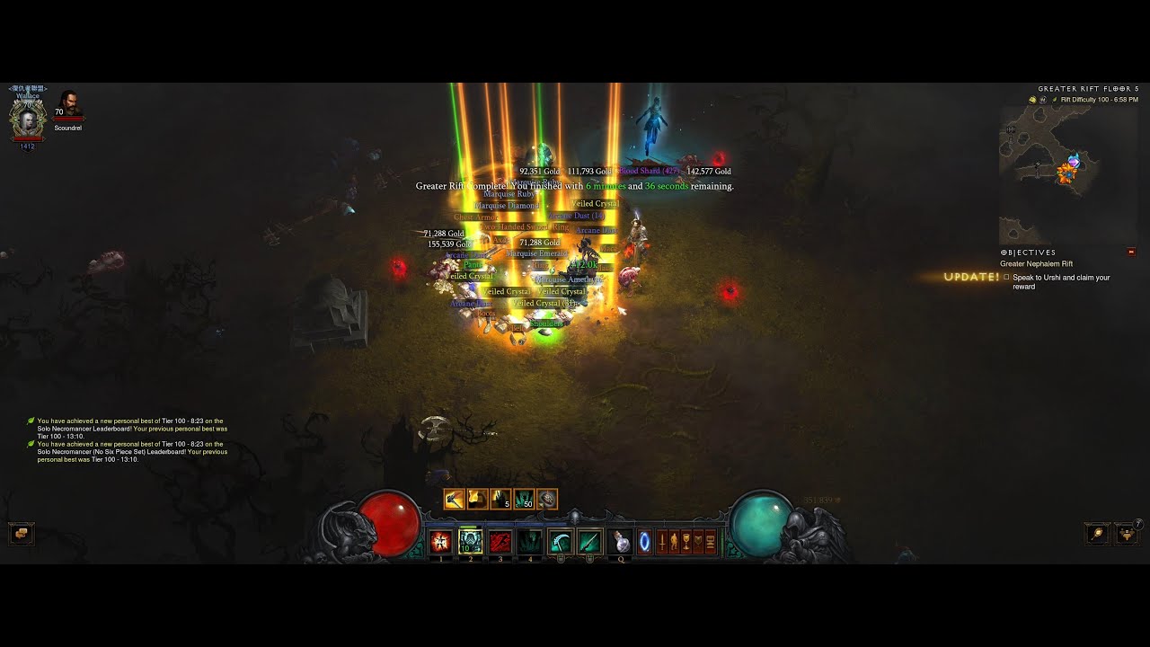 [Diablo3] Necromancer Corpse Explosion Build With LoD - S26 GR100 Solo ...