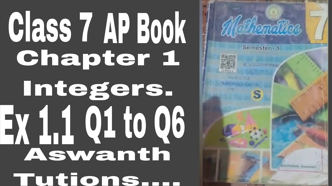 Class 7 Maths AP Book Chapter 1 | Integers | Review Of Exercise ...