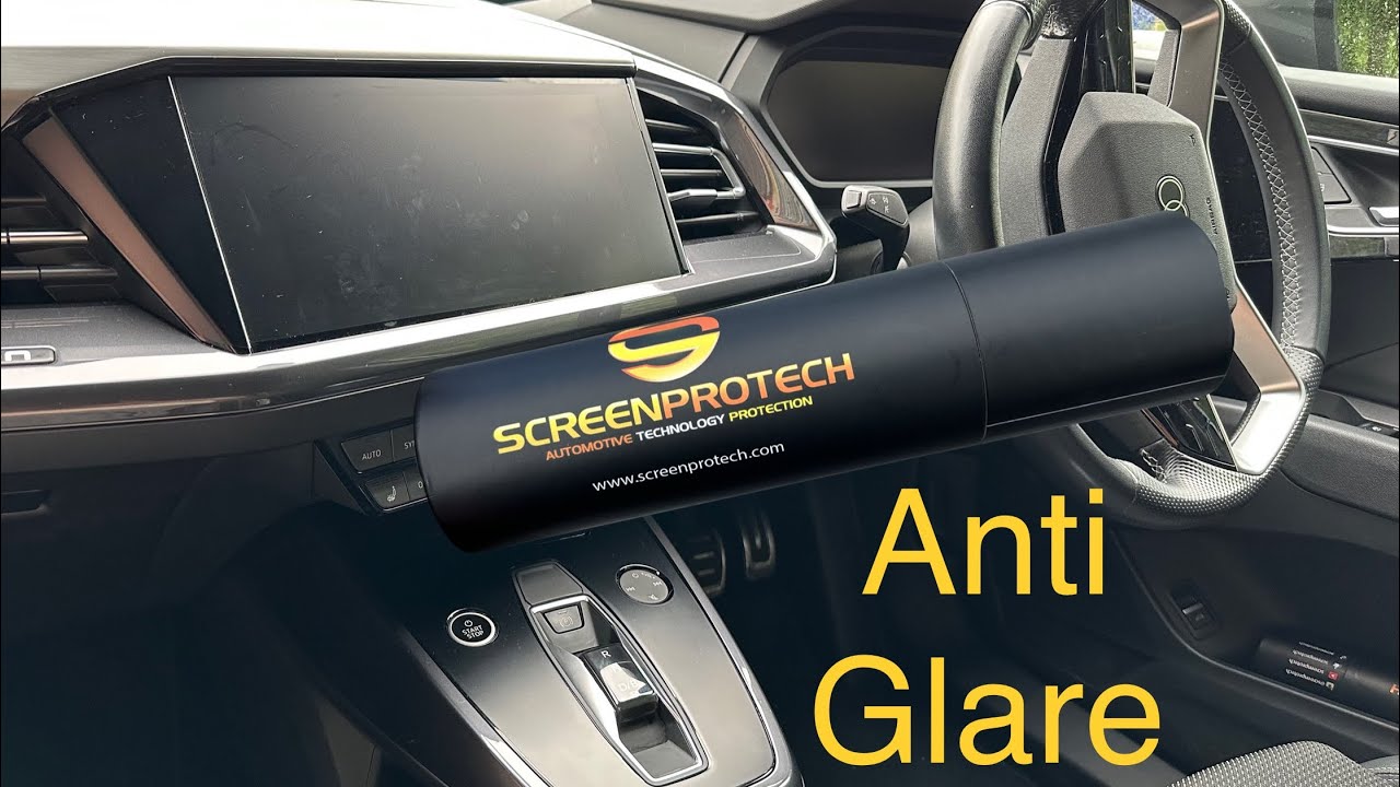 Screen ProTech Anti Glare installation for Audi Q4 E-Tron centre console (Mods) - YouTube