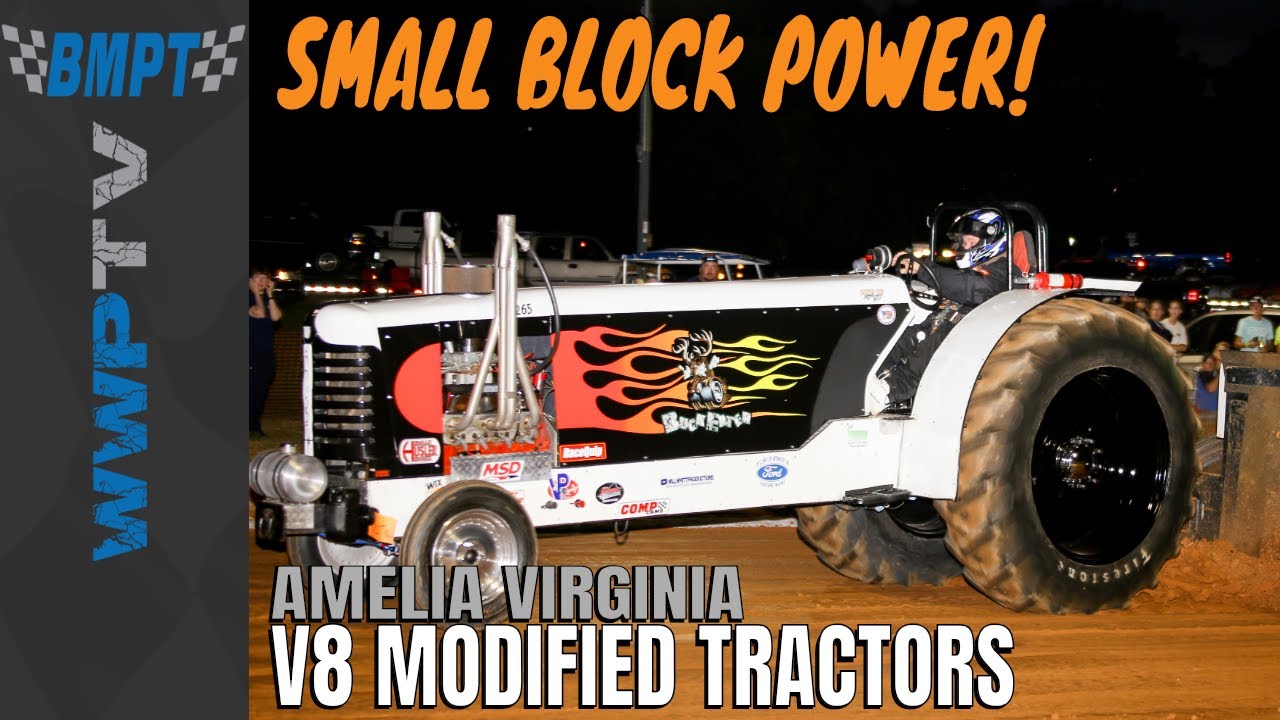V8 MODIFIED TRACTORS pulling at Amelia June 15 2018 - YouTube