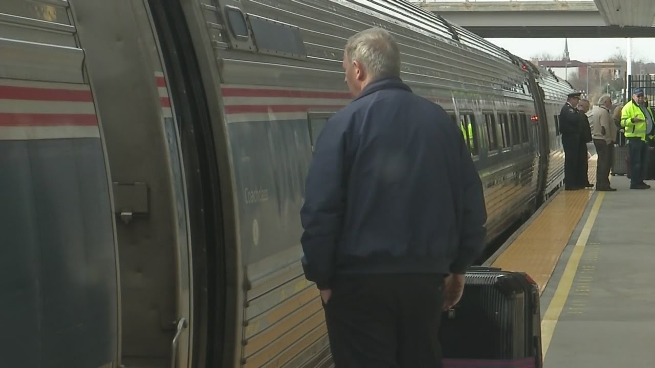 Next stop: Niagara Falls -- the new Amtrak station opens - YouTube