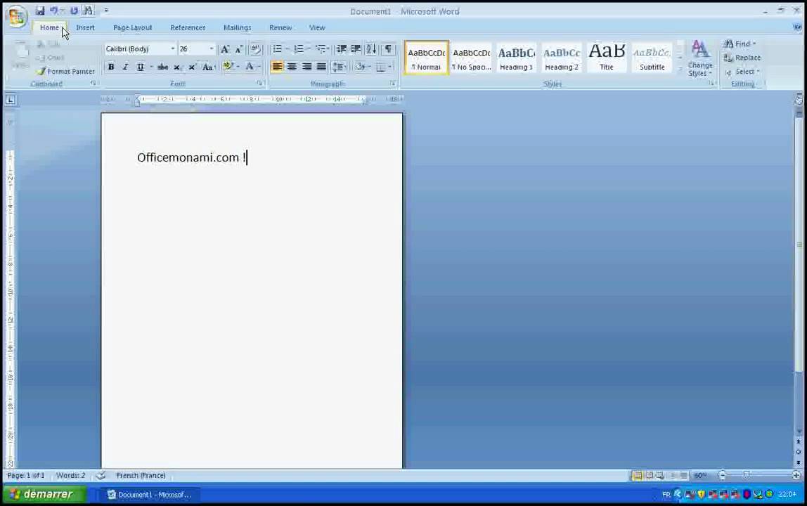 Word 2007 : présentation de l'interface - YouTube