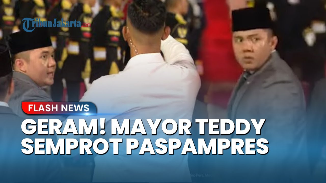 GERAM! Mayor Teddy Semprot Paspampres, Gara-Gara Payungi Presiden Prabowo Saat Sambut Erdogan ...