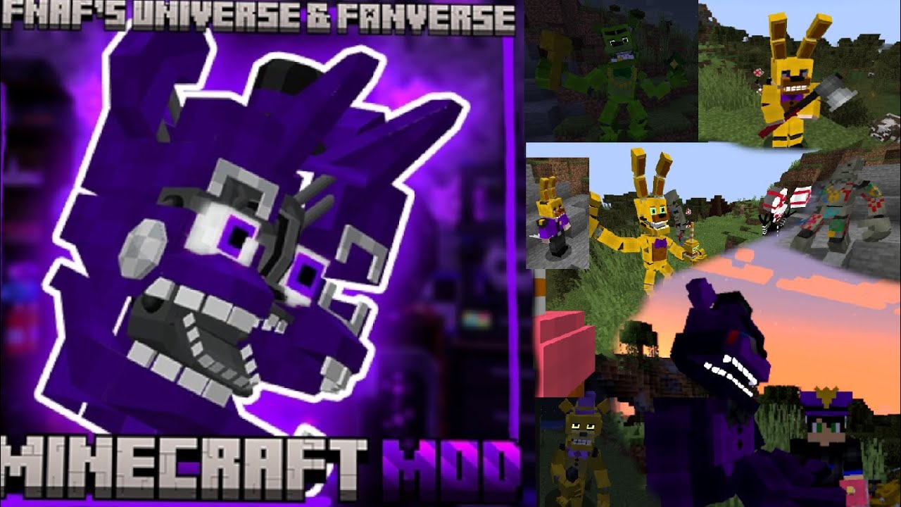 FNAF's Universe & Fanverse Minecraft mod? - YouTube