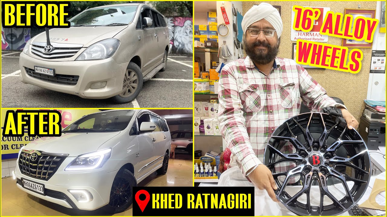 Innova Type 2 to Type 4 Modification with Pearl white paint work, 16 ...