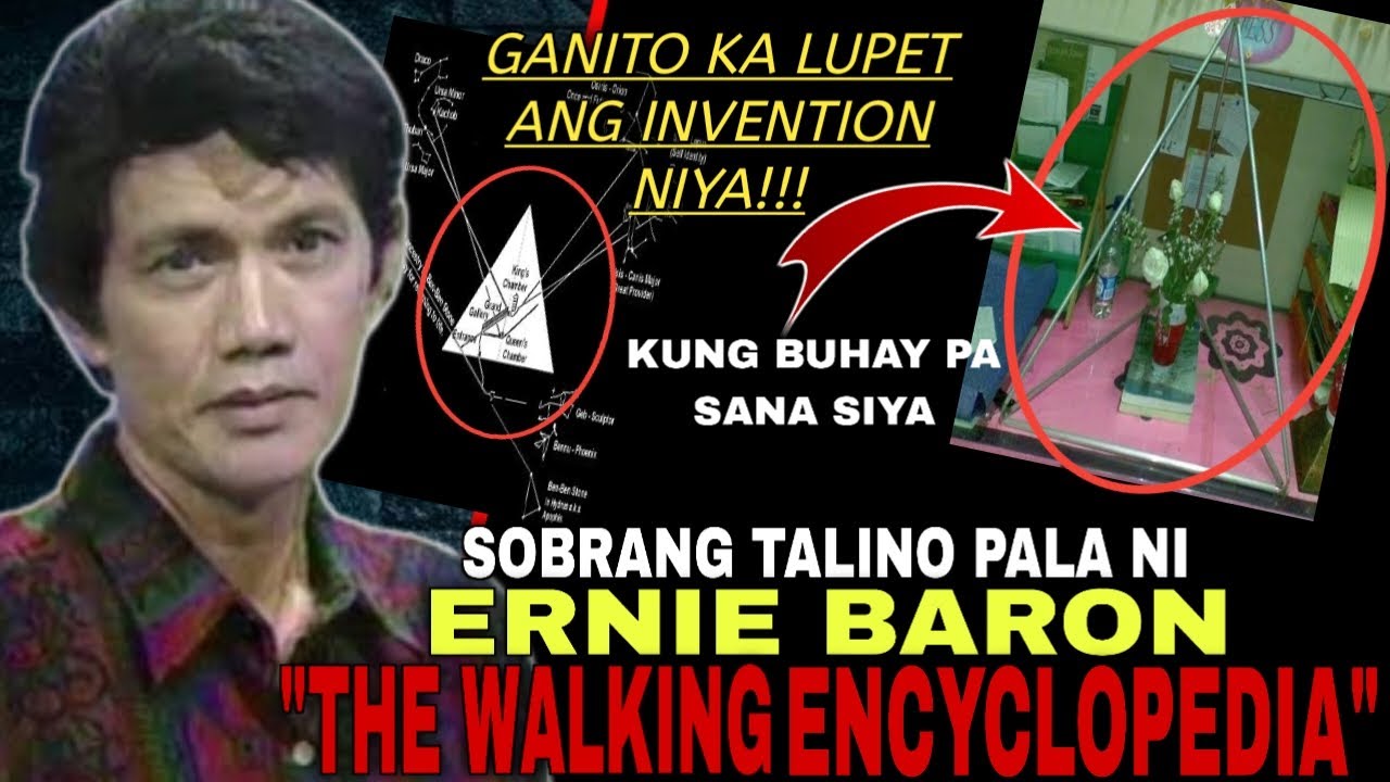 PINAKA MALUPET NA IMBENSYON NI ERNIE BARON SA KASAYSAYAN | THE WALKING ...