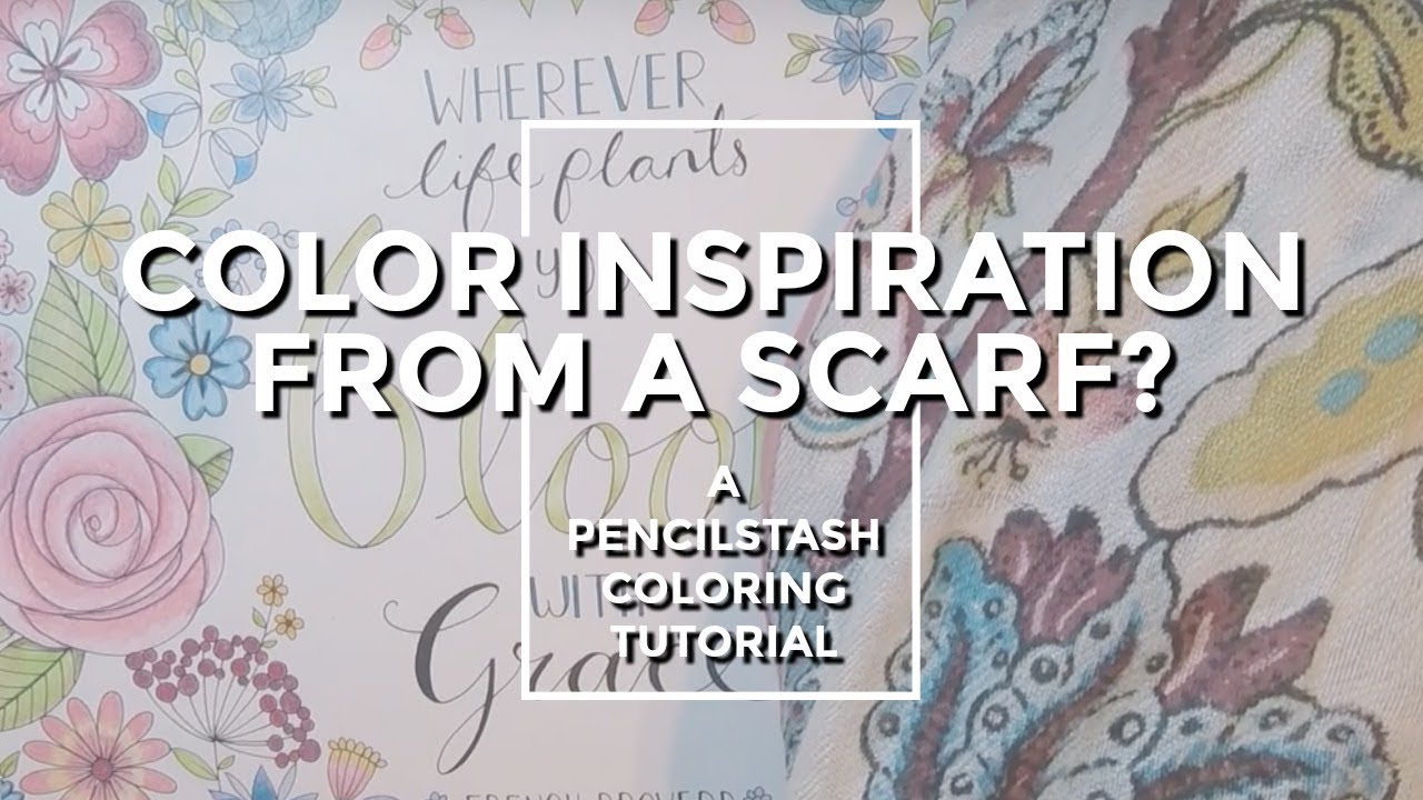 PencilStash - Adult Coloring Tutorial - How to find color palette ...