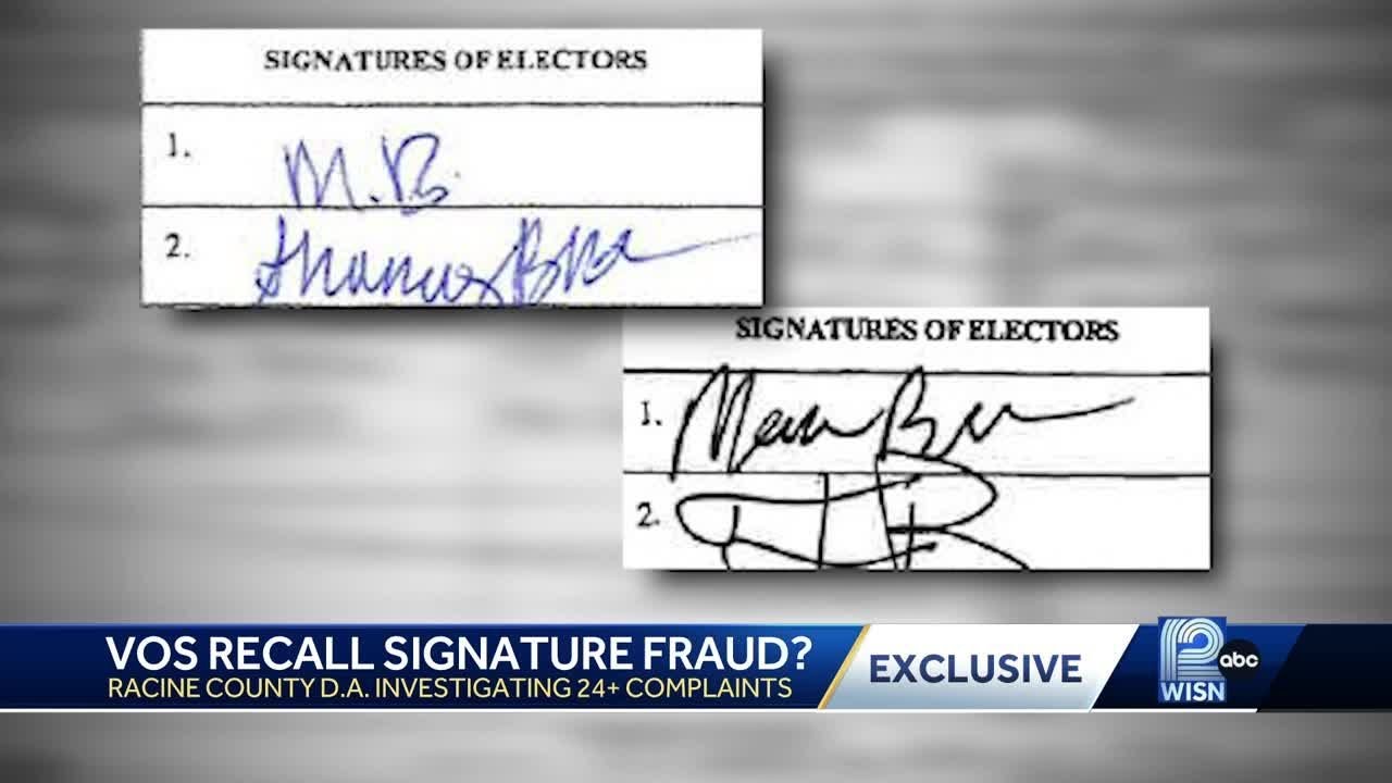 Officials investigating fraudulent signatures on recall petitions ...