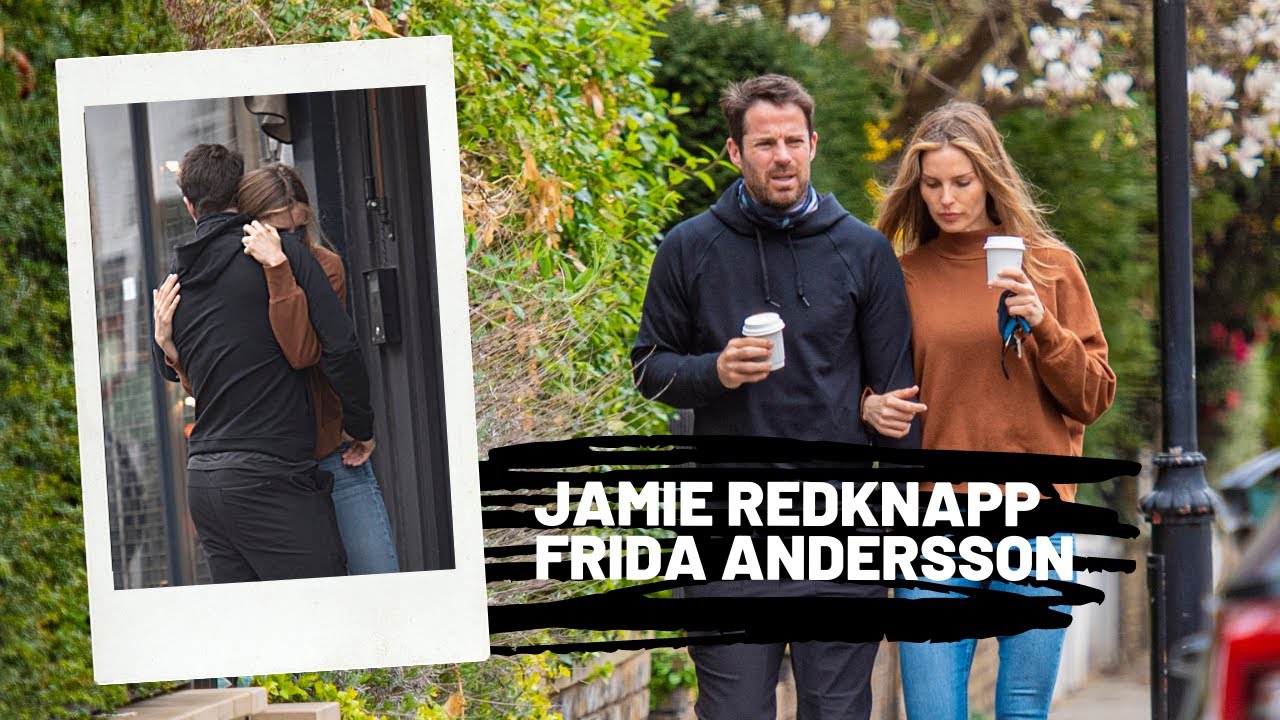 Jamie Redknapp shares a tender moment with girlfriend Frida Andersson ...