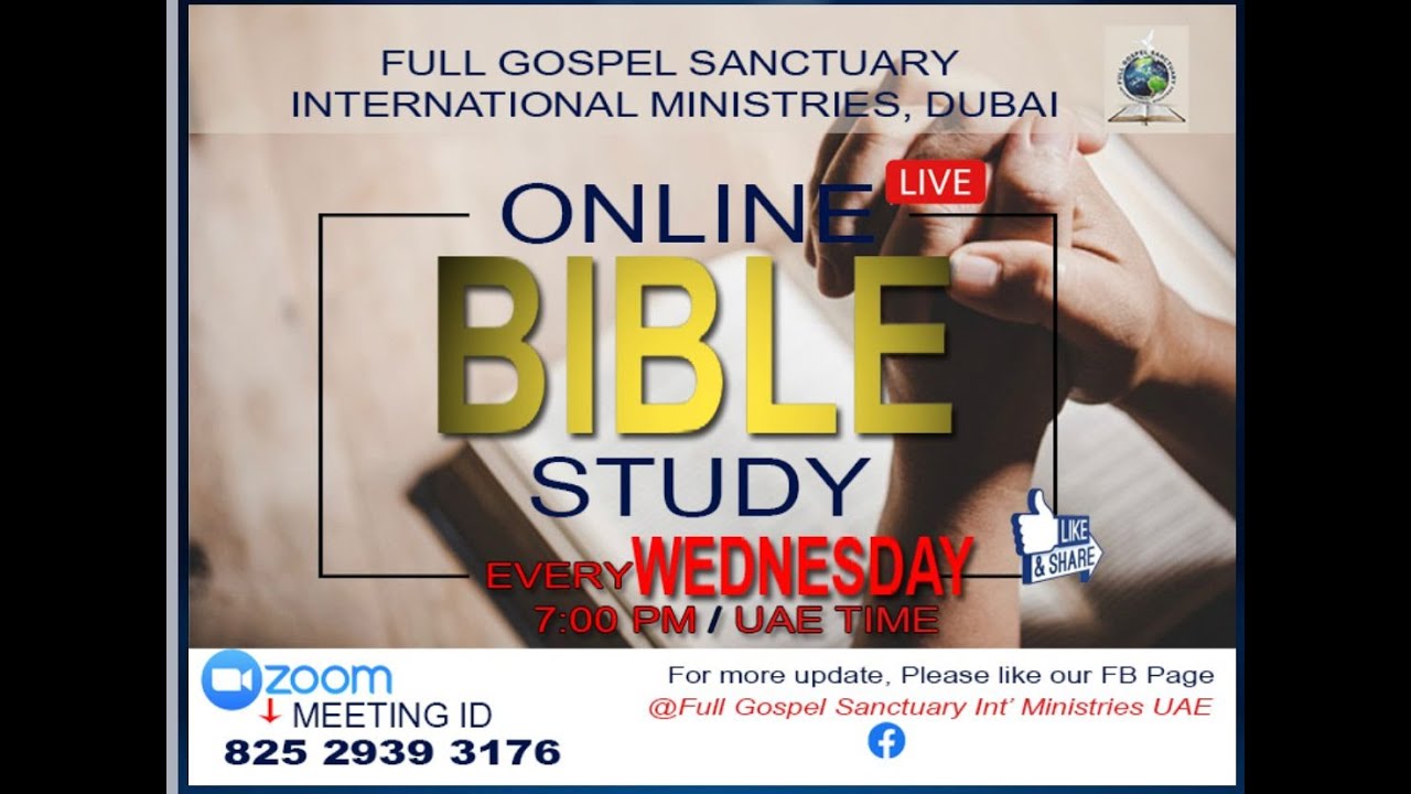 BIBLE STUDY - 24th May, 2023 - YouTube