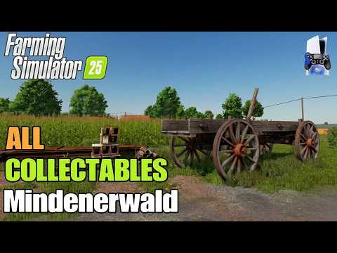 Collectables Mindenerwald | FS25 | Console | 4K | Earn extra money | All 25 Collectables