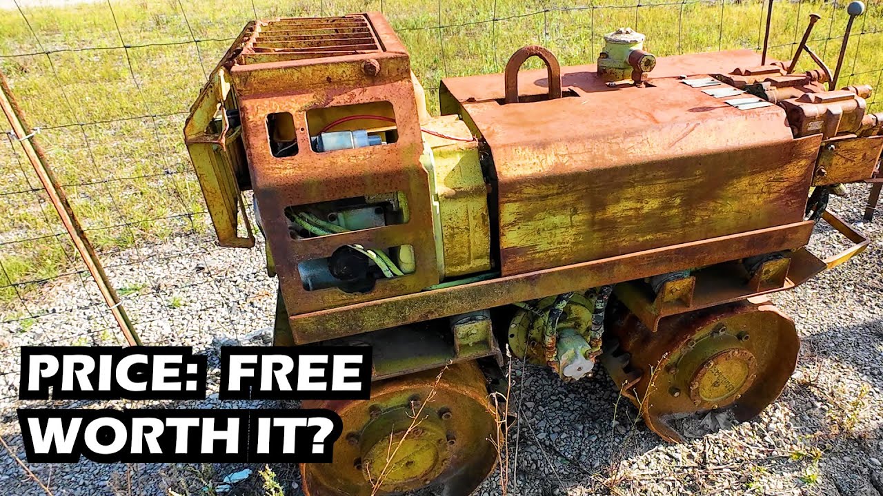 Saving Diesel Compactor From the Scrap Yard - Worth it? - YouTube
