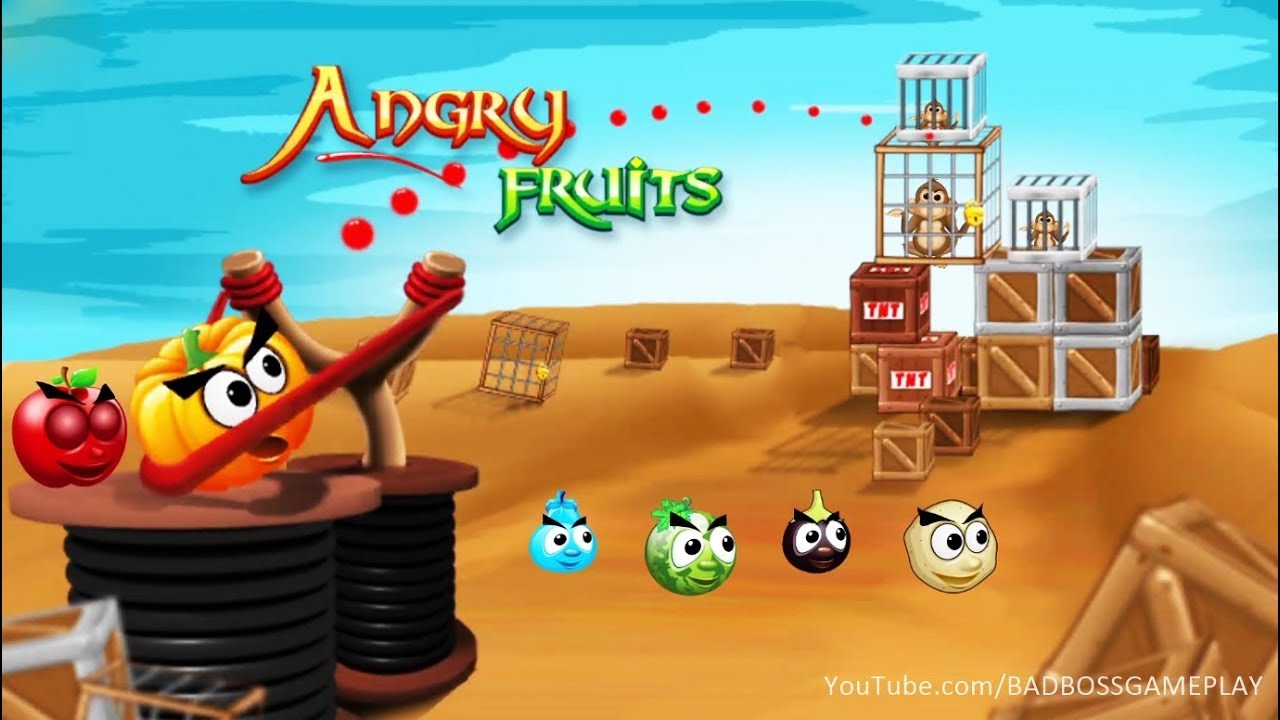 Angry Fruits Android Gameplay - YouTube