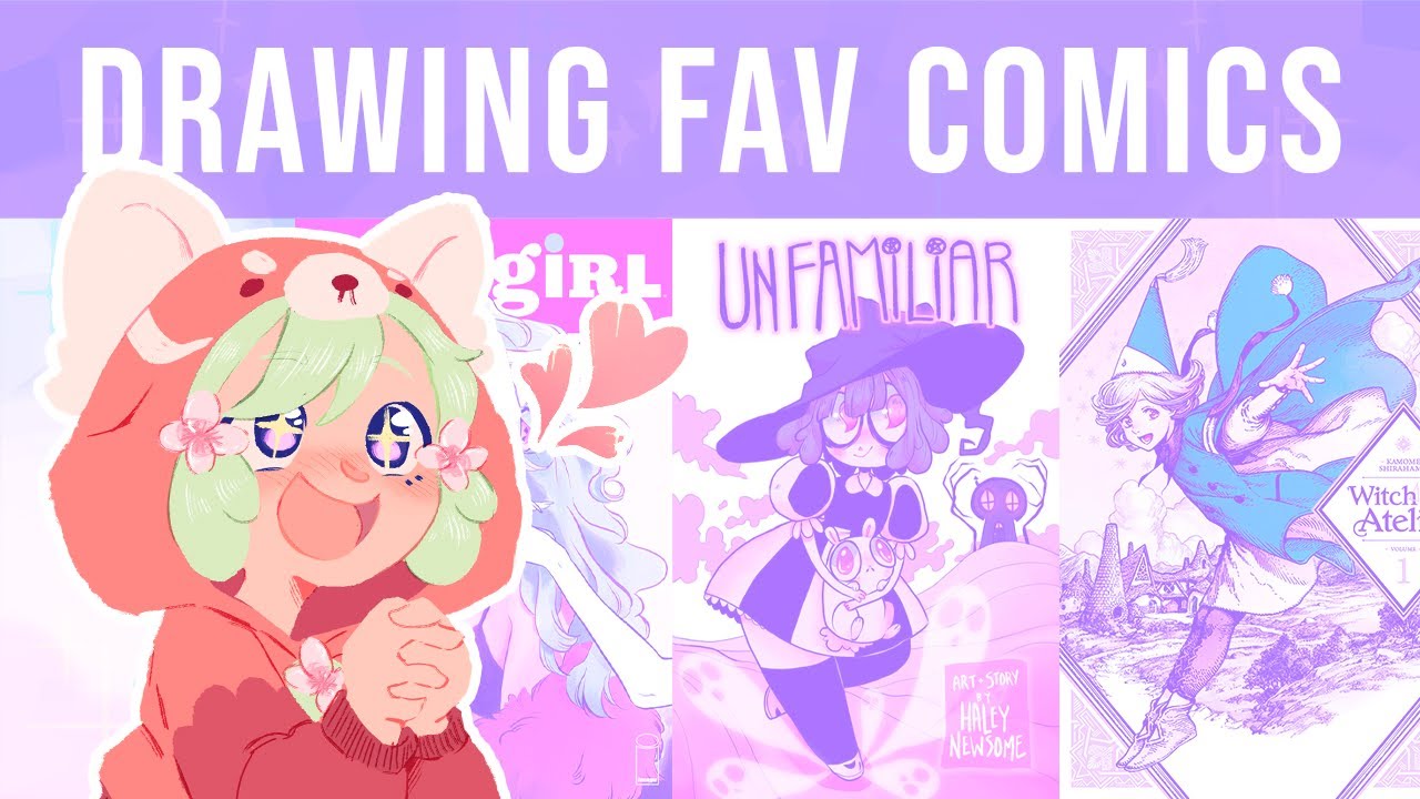 🌸 DRAWING MY FAVOURITE COMICS 🌸 - YouTube
