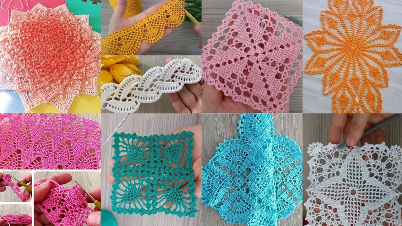 Beautiful & unique lace design ideas 2025||lace border||stitches - YouTube