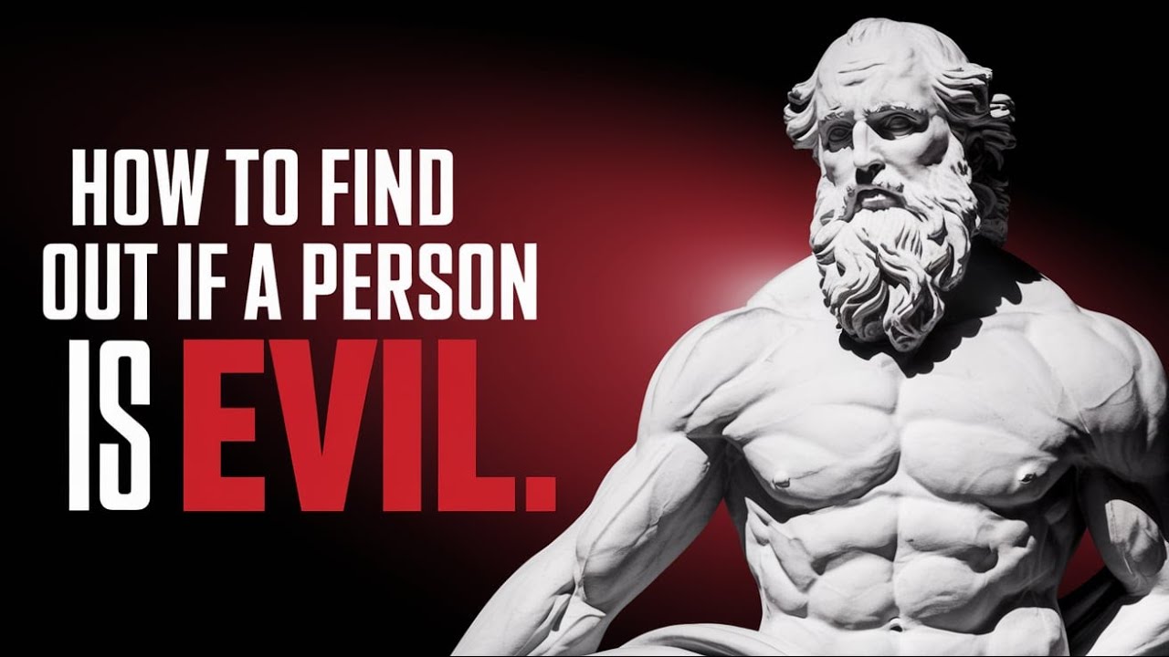 5 Signs You're Dealing With A Bad Person | Stoicism - YouTube