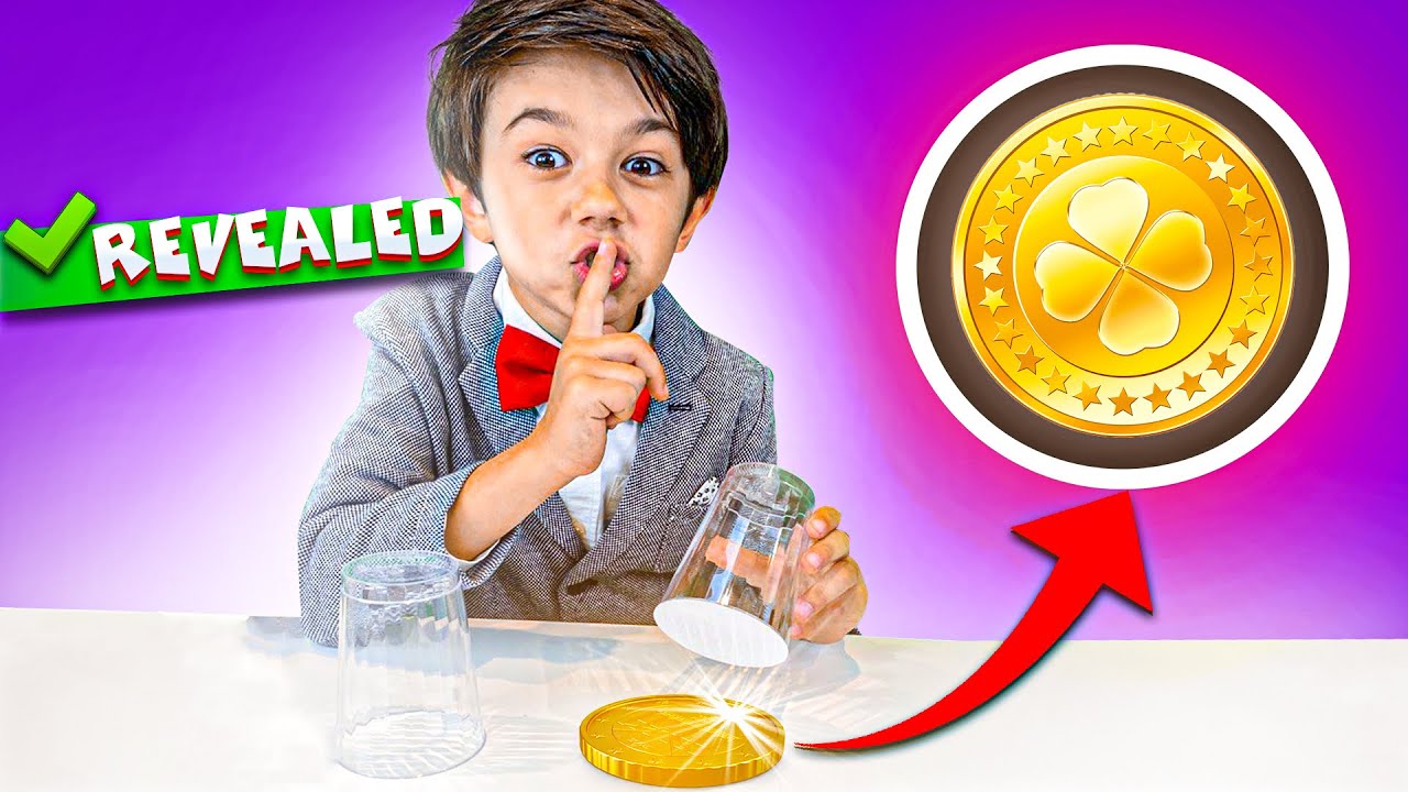 DIY Magic Trick for kids! How to make coins disappear #getmatt - YouTube