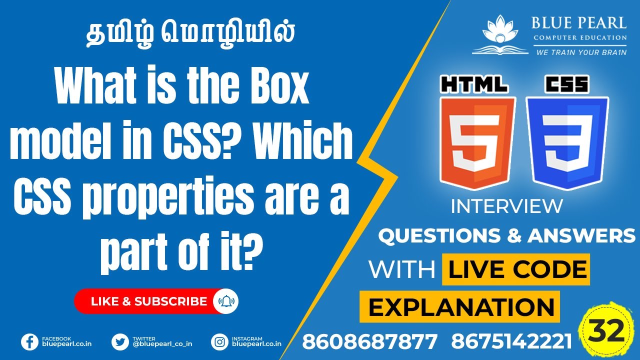 What is the Box model in CSS? Which CSS properties are a part of it CSS ...