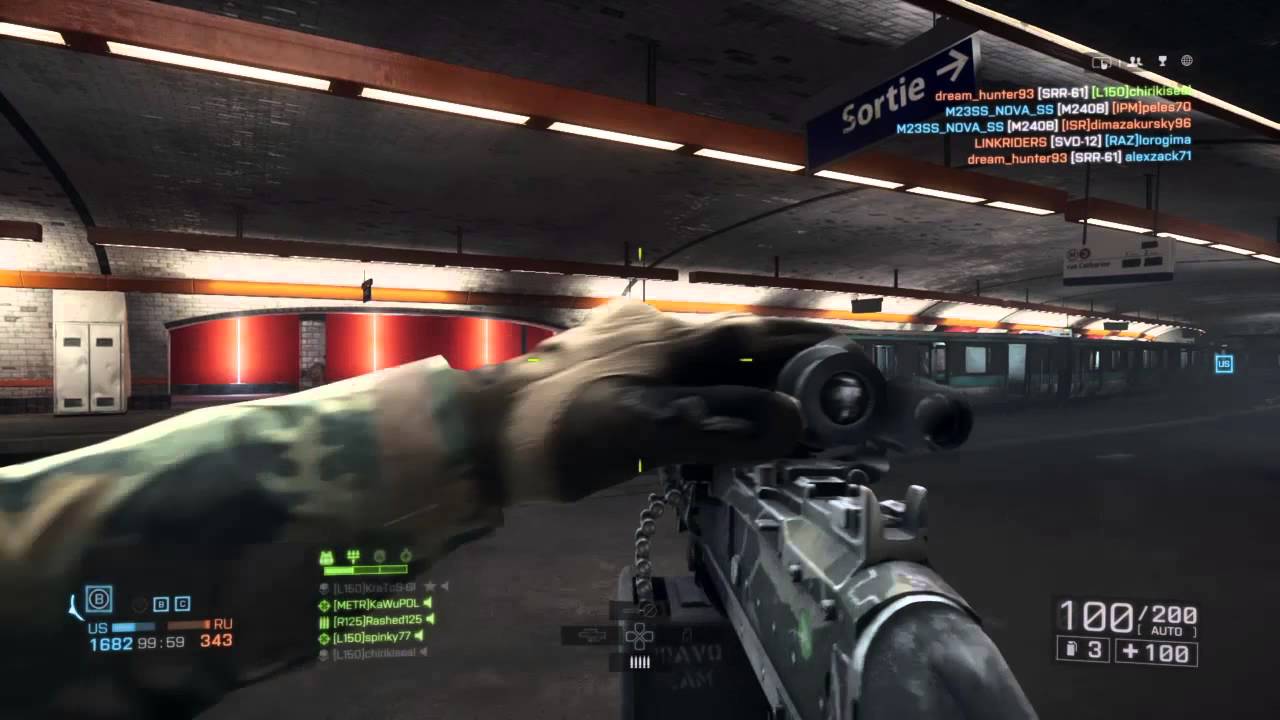 BF4: IRNV sight + magnifier glitch - YouTube