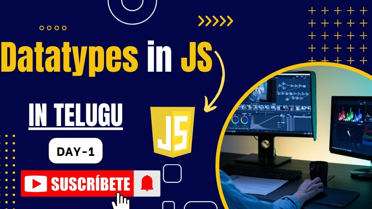Day 1 Javascript Data Types In Telugu Js Series Youtube