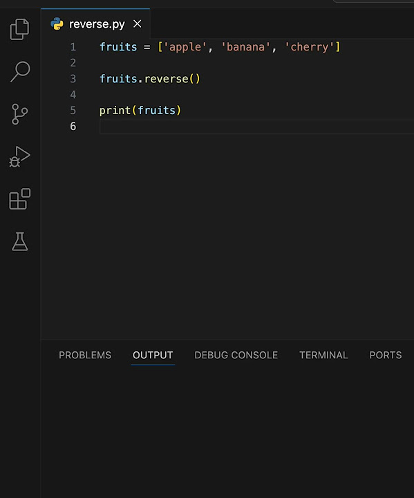 Python Reverse Method Learning Python 2024 Coding Programming Learningpythoncoding