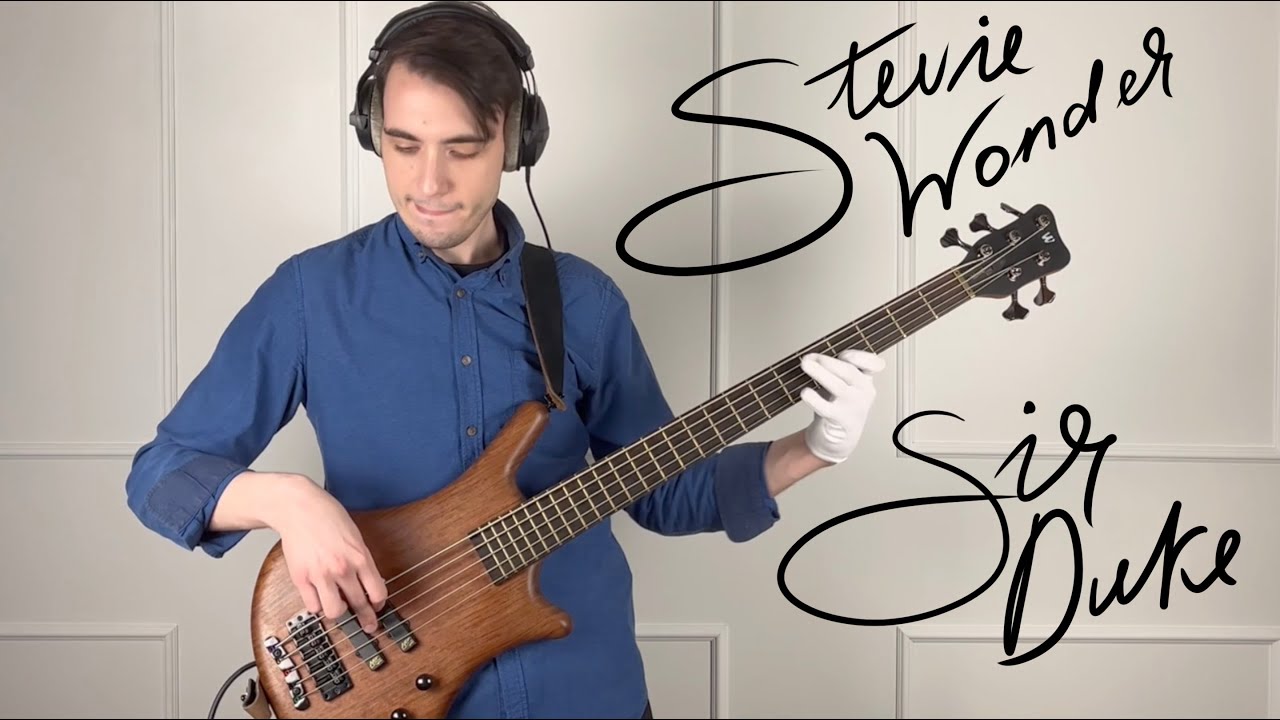 Stevie Wonder - Sir Duke (Bass Cover) TABS in description - YouTube