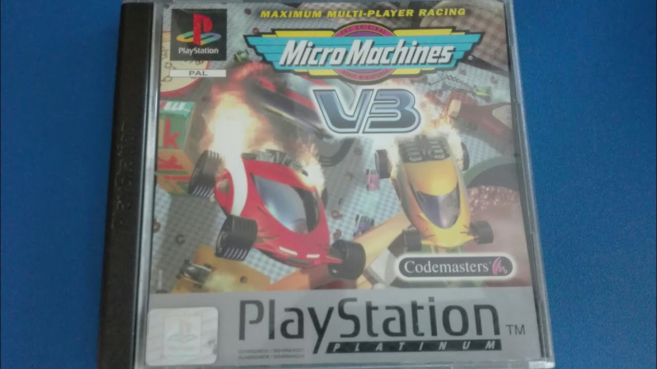 🎮 Micro Machines V3 para PlayStation PS1 Pequeño gameplay - YouTube