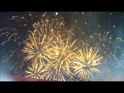 Awesome Fireworks Display Miami Dolphins Sunlight Stadium Special Event