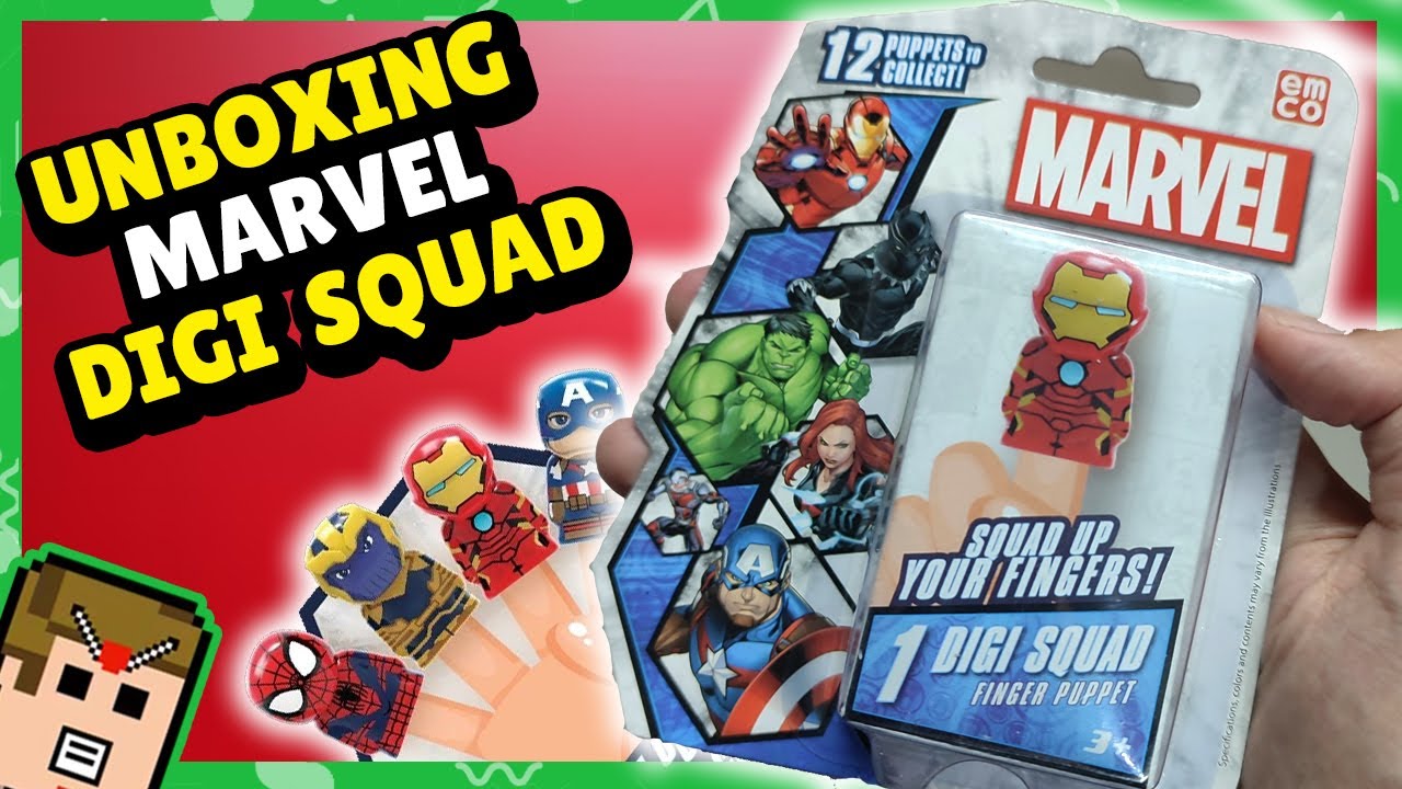 Unboxing Marvel Digi Squad Emco dari Alfamart Sekalian Review Deh - YouTube