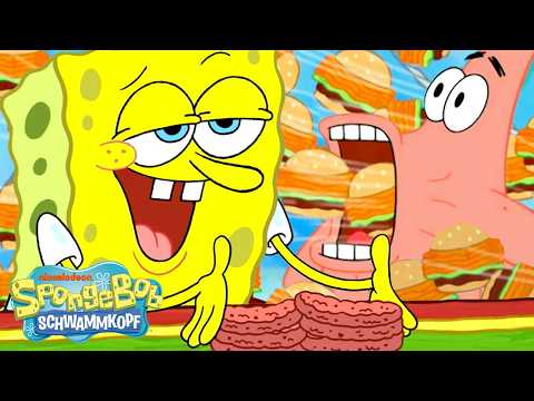 Spongebob | Non-Stop Kochen mit SpongeBob! 🍔 | 45 Minuten | SpongeBob Schwammkopf
