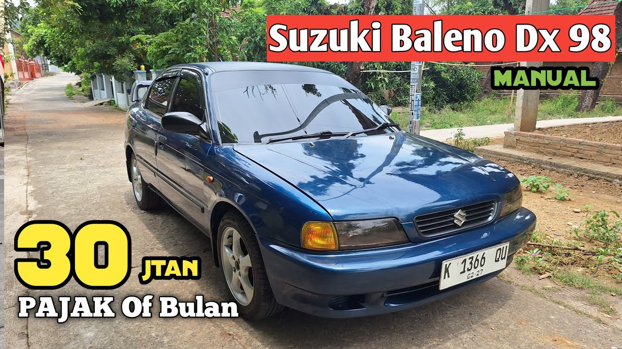 READY ‼️SUZUKI BALENO DX 98 MANUAL 30 JUTAAN - YouTube