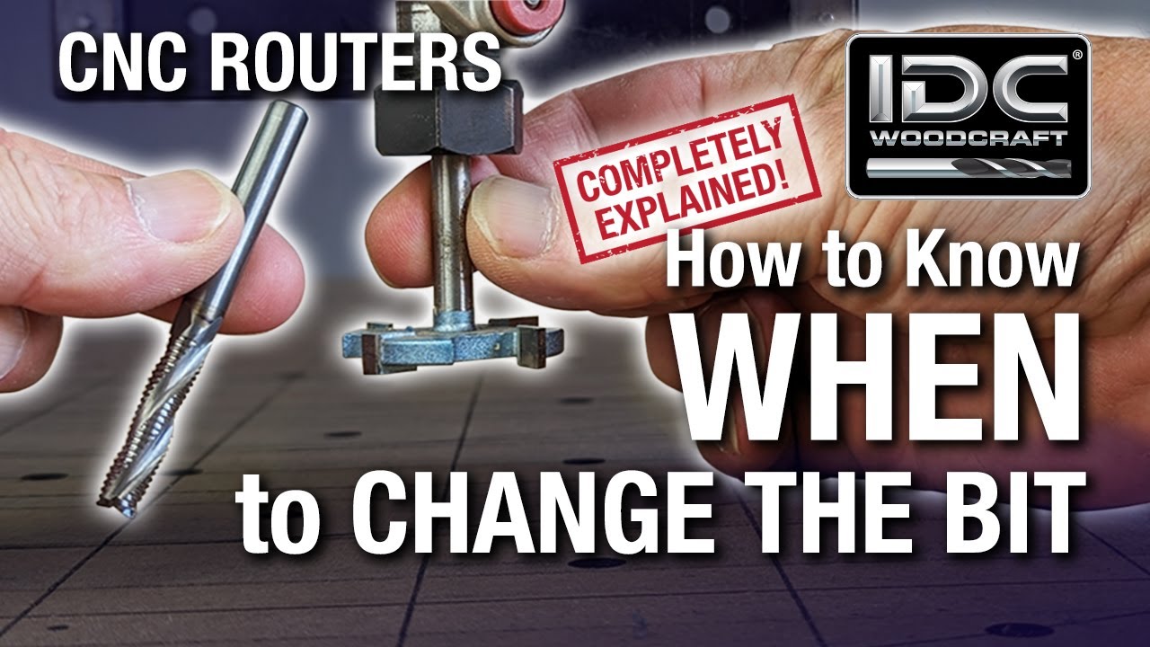 How To Know When To Change The Bit During A Project, CNC Router - YouTube