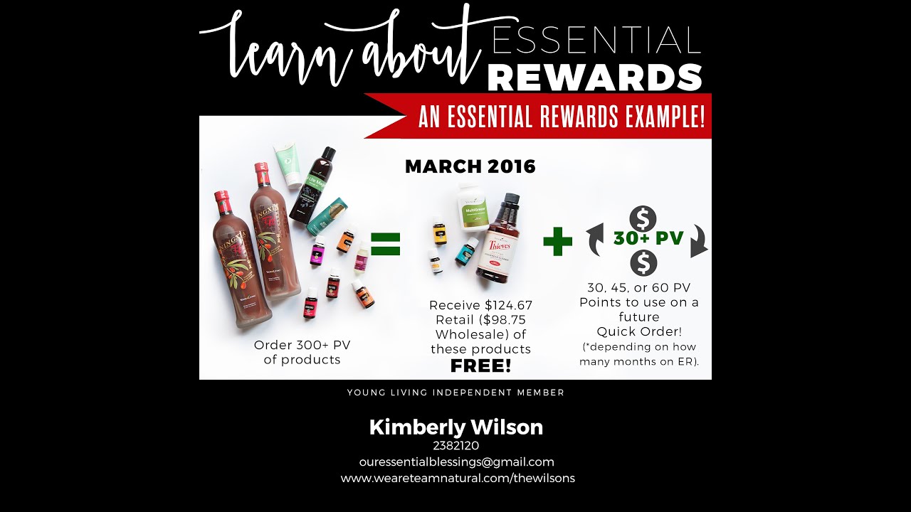 Setting up my Essential Rewards order - 1st time, new Virtual Office ...