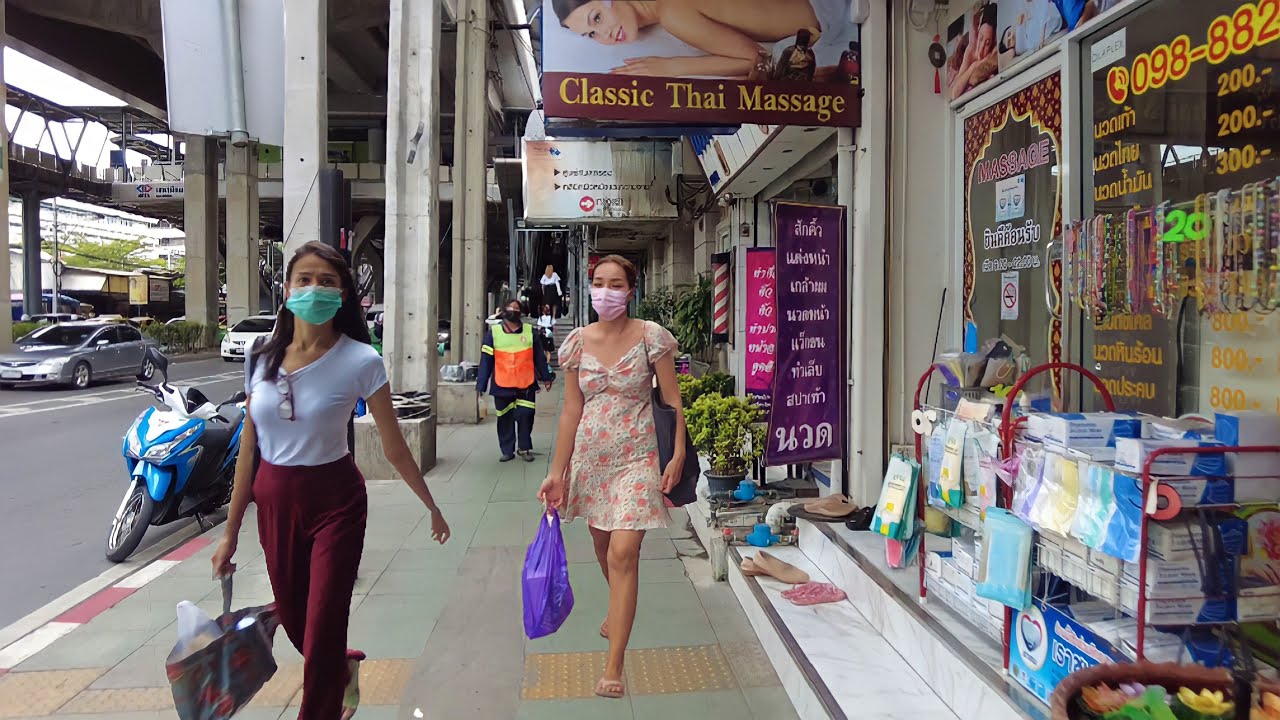 [4K] Bangkok Morning Walk | Sena Nikhom BTS Station (Bang Khen Market) 🇹🇭 Thailand - YouTube