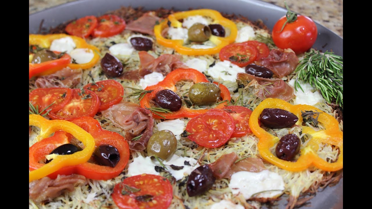 Potato Crust Pizza! Gluten-Free Recipe! - YouTube