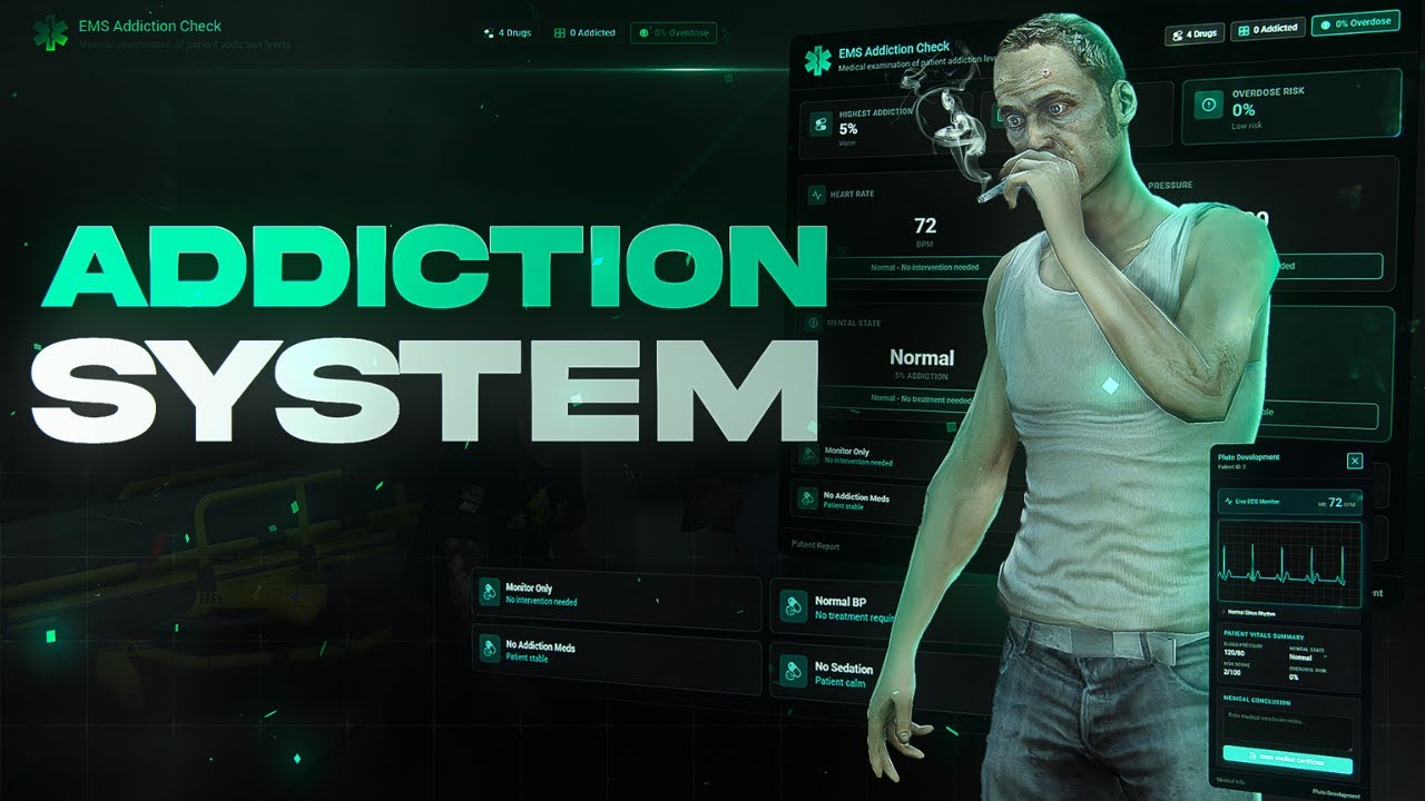 FiveM Addiction System (V2) | The MOST Advanced Drug Addiction Script ...