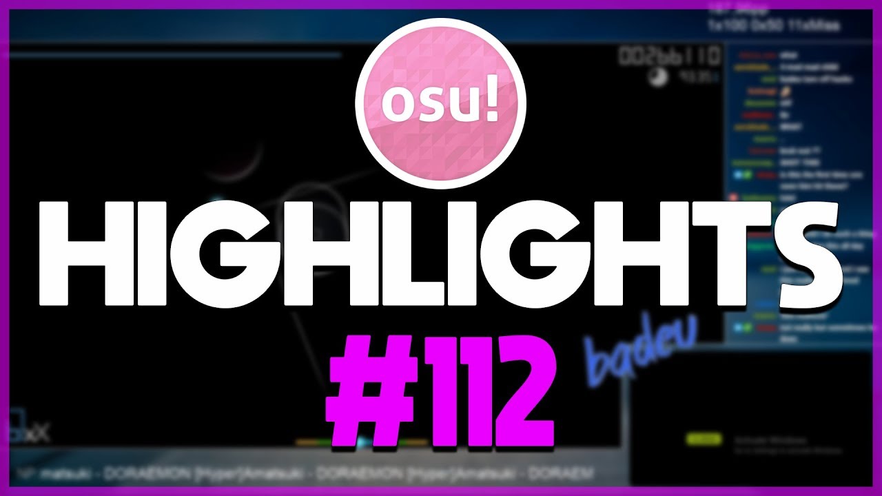 badeu DORAEMON +EZHDDTFL - osu! Stream Highlights #112 - YouTube