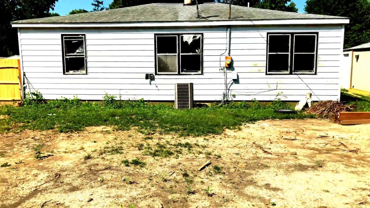 TRASHED YARD!!!!!!!!!!!!! - YouTube