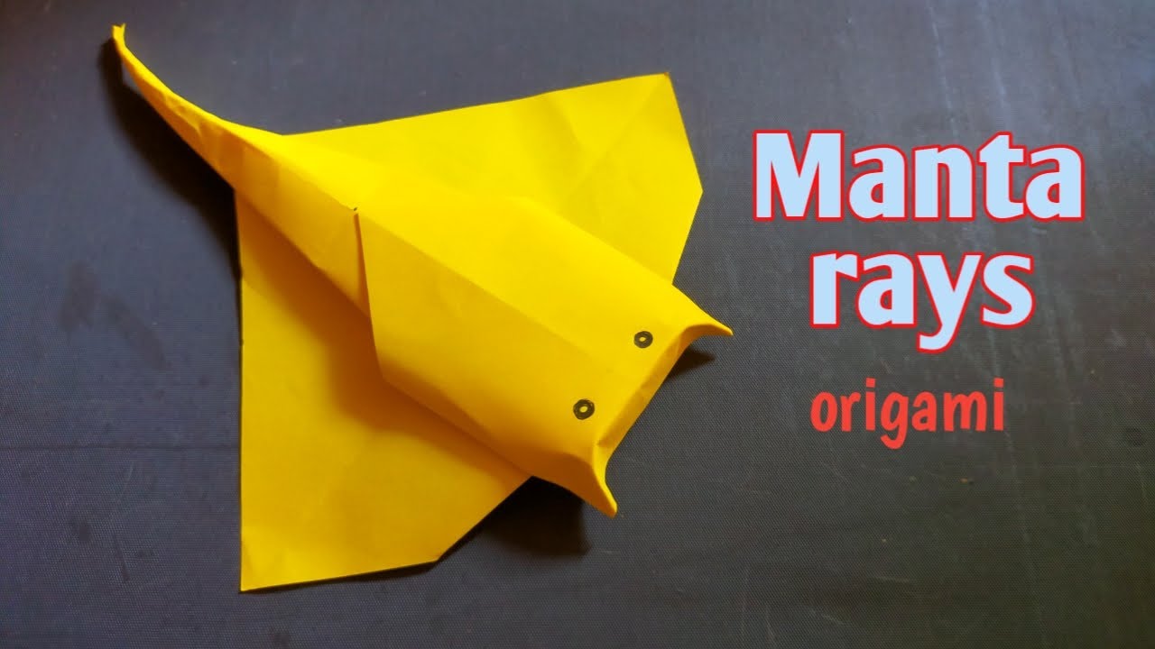 Manta Ray | paper stingray origami manta rays - YouTube