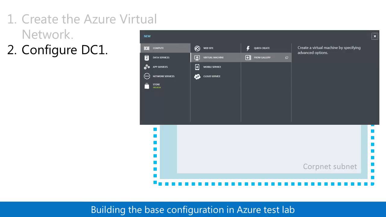 Base Configuration in Azure Test Lab Guide Overview - YouTube