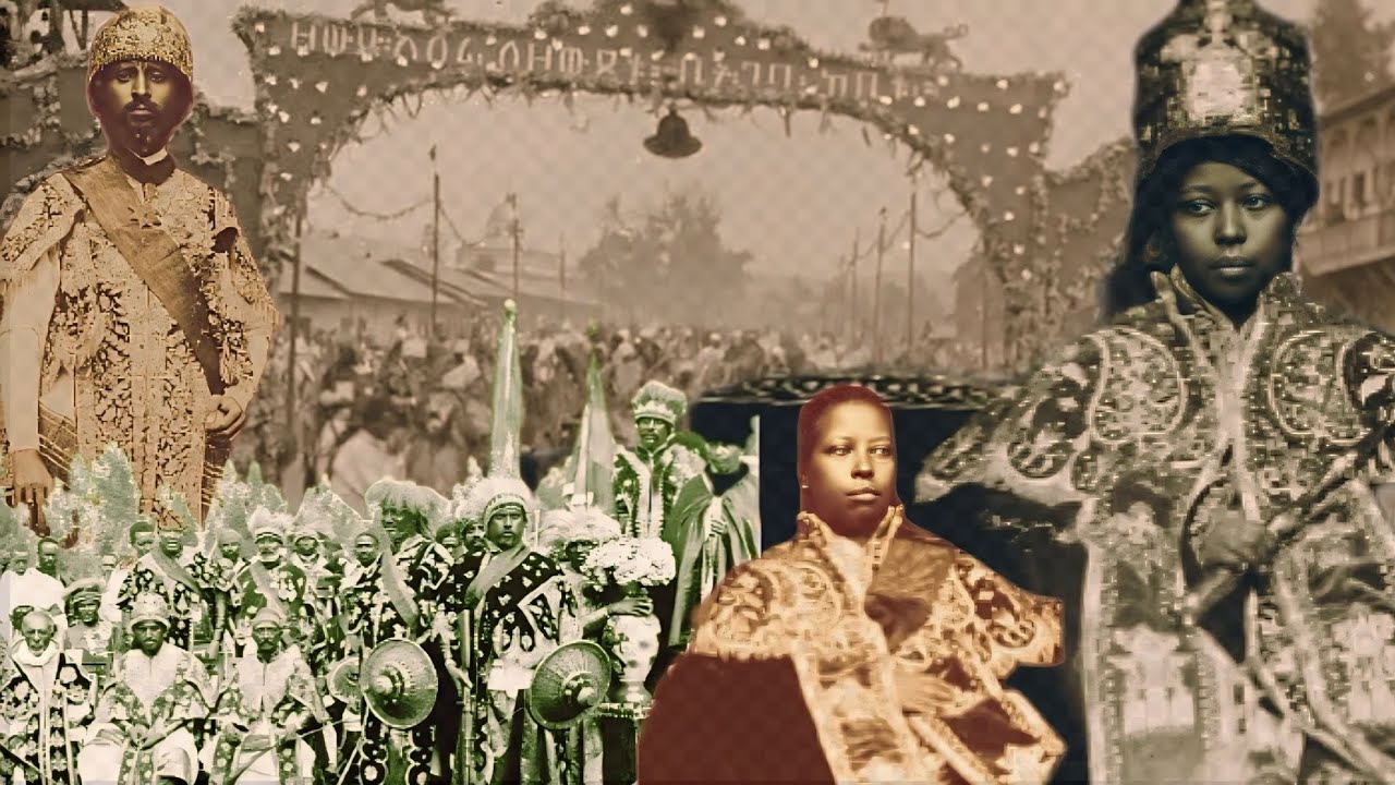 የንግስተ ነገሥታት ዘውዲቱ ሥርአተ ንግስና | Coronation Of Empress Zewditu Menelik ...