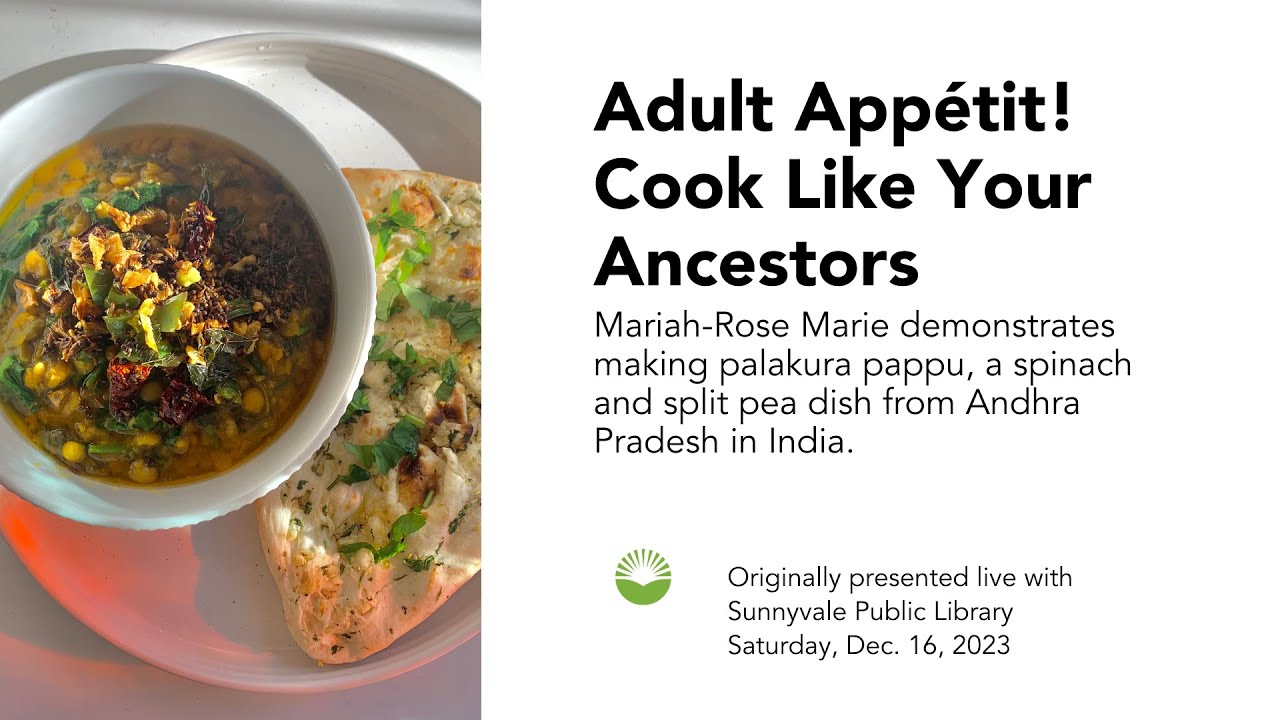 Adult Appétit! Cook Like Your Ancestors with Mariah-Rose Marie - YouTube