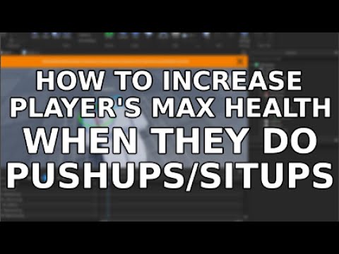 PUSHUPS/SITUPS TO INCREASE MAXHEALTH + SAVE MAXHEALTH (ROBLOX STUDIO ...
