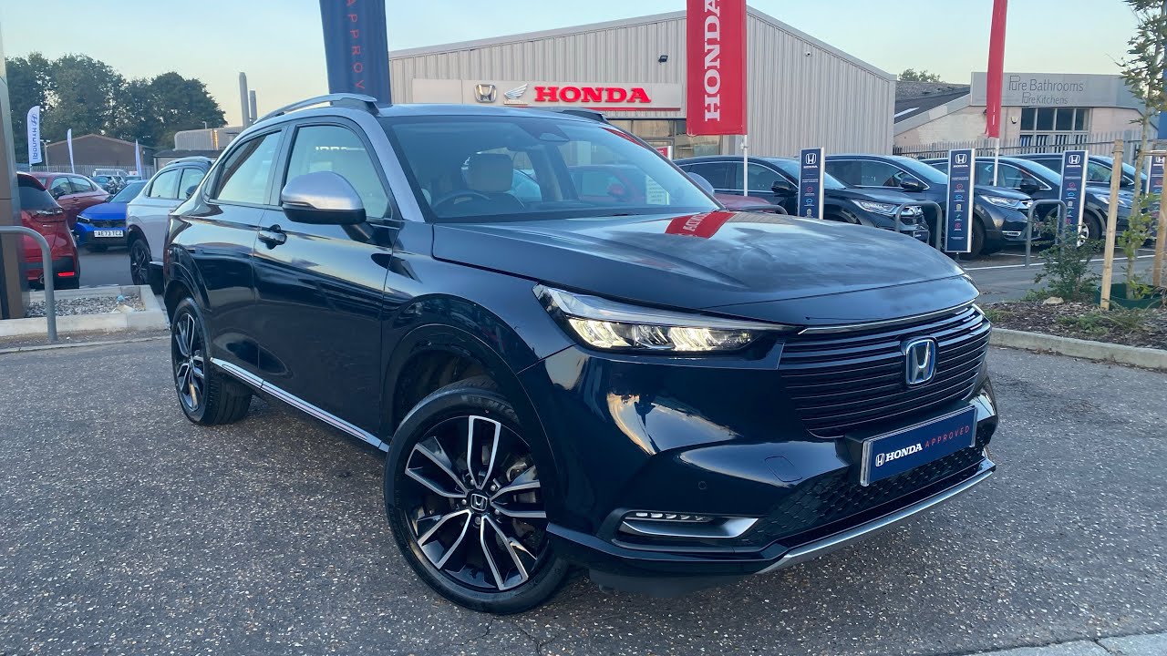 Honda HRV Advance Style in Blue Hybrid Automatic - YouTube