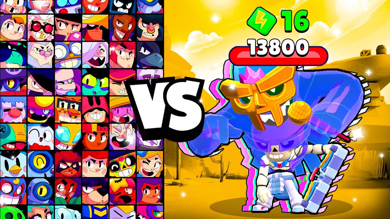 DJ POCO vs ALL BRAWLERS! With 16 POWER-UPs! | Brawl Stars - YouTube