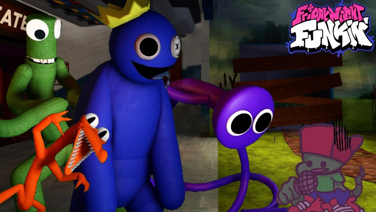 BLUE'S RAINBOW FRIENDS! | Friday Night Funkin' - VS Rainbow Friends ...