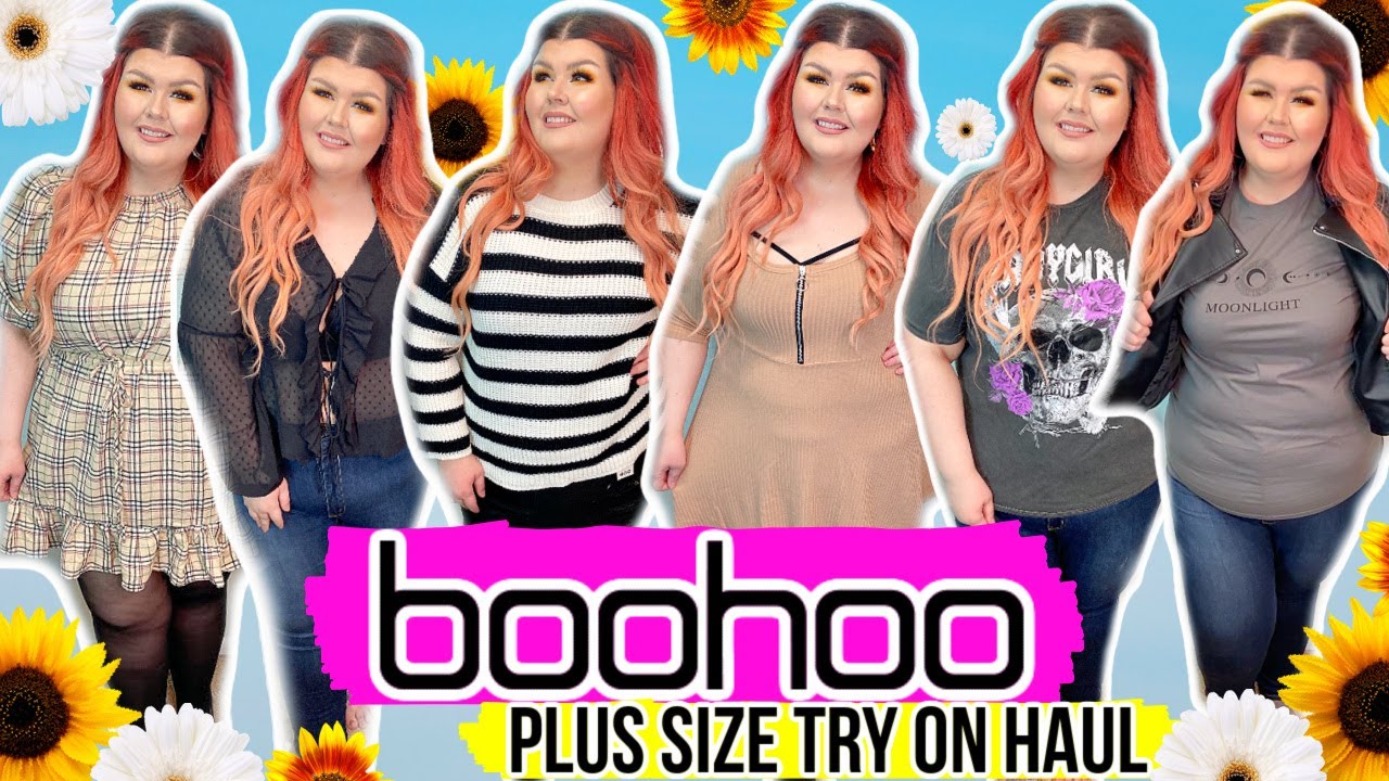 BOOHOO Plus Size Try On Haul April 2021 - YouTube