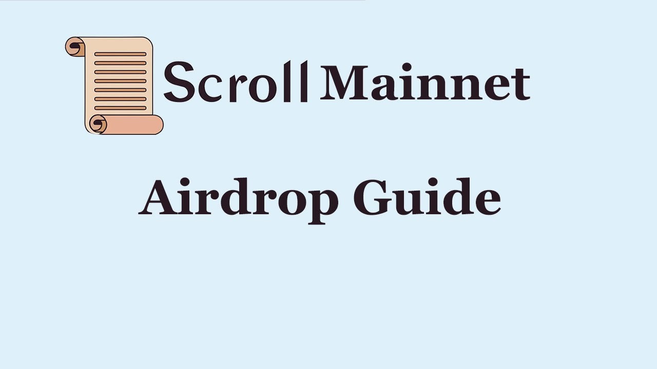 Scroll Airdrop Guide - Mainnet is Here! - YouTube